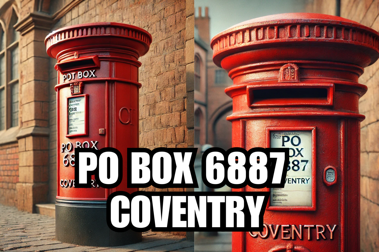 PO Box 6887 Coventry The big secret finally revealed!